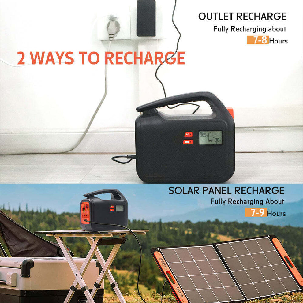 Portable Power Station | 12v 240W Inverter Charger Solar for Camping ...