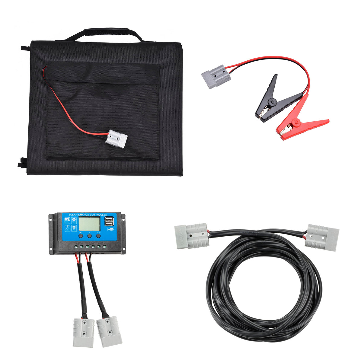 Camping Solar Blanket 150 200 250 300W Panel with Controller Regulator ...