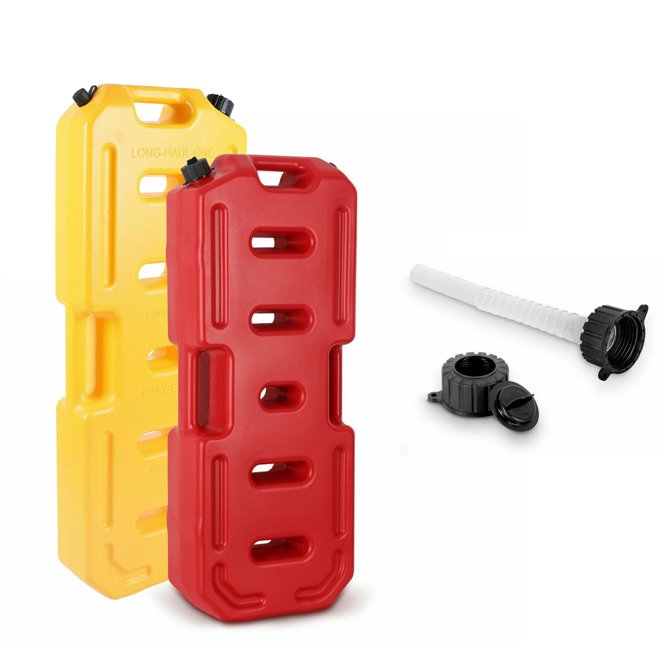 Flat Jerry Can Slimline 20L 30L Fuel Tank Petrol Diesel Long Container ...