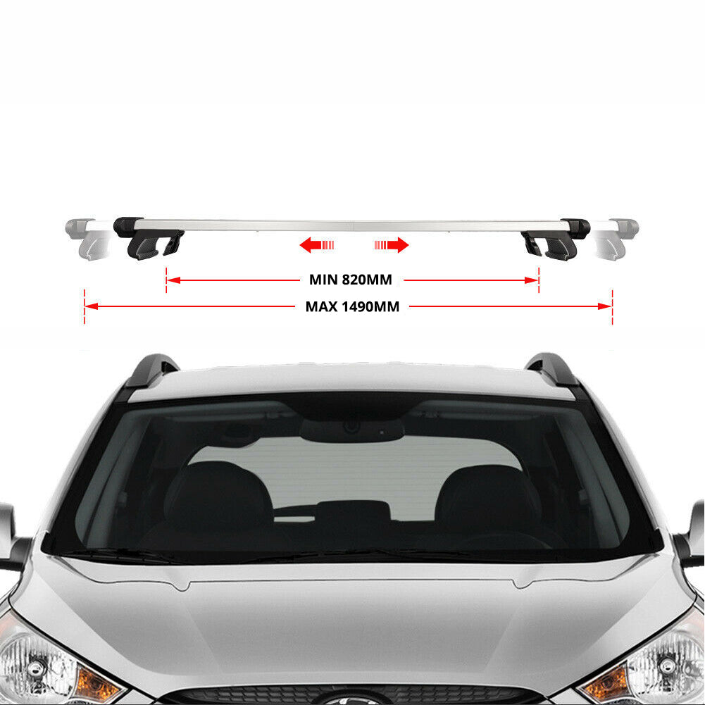 Adjustable Roof Rack | Cross Bars for Raised Rails | Cargo & 4WD
