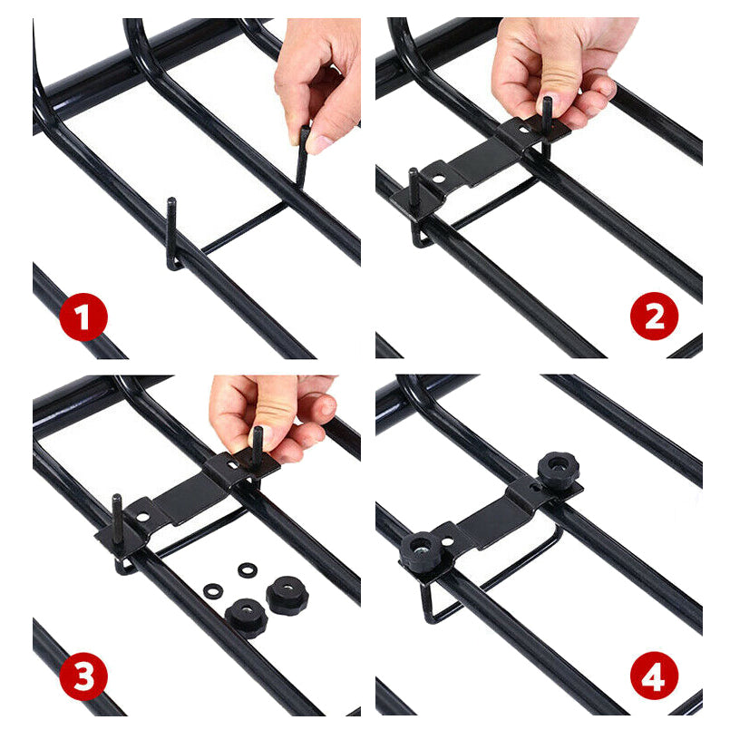 Basket Luggage Carrier (112cm), Cargo Luggage Rack