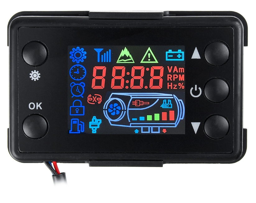 Control LCD Display for Diesel Heater Spare Parts Australia