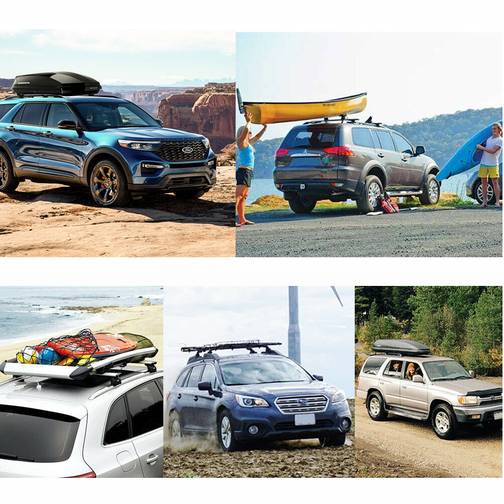 Adjustable Roof Rack | Cross Bars for Raised Rails | Cargo & 4WD