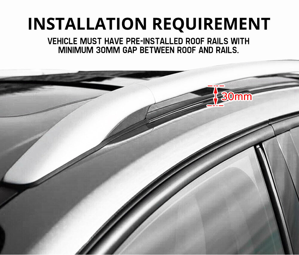 Adjustable Roof Rack | Cross Bars for Raised Rails | Cargo & 4WD