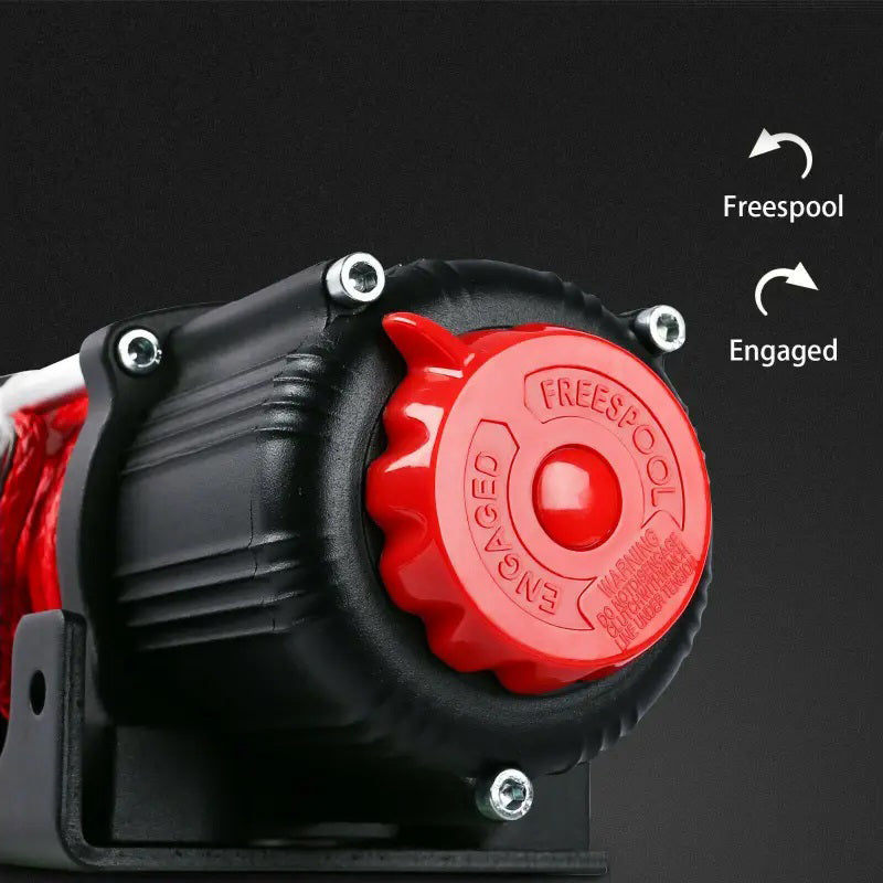 Wireless Electric Winch, 3000LBS Synthetic Rope X-BULL