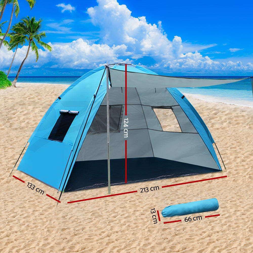 Family Beach Tent with Awning Sunshade | Beach, Family and Outdoors