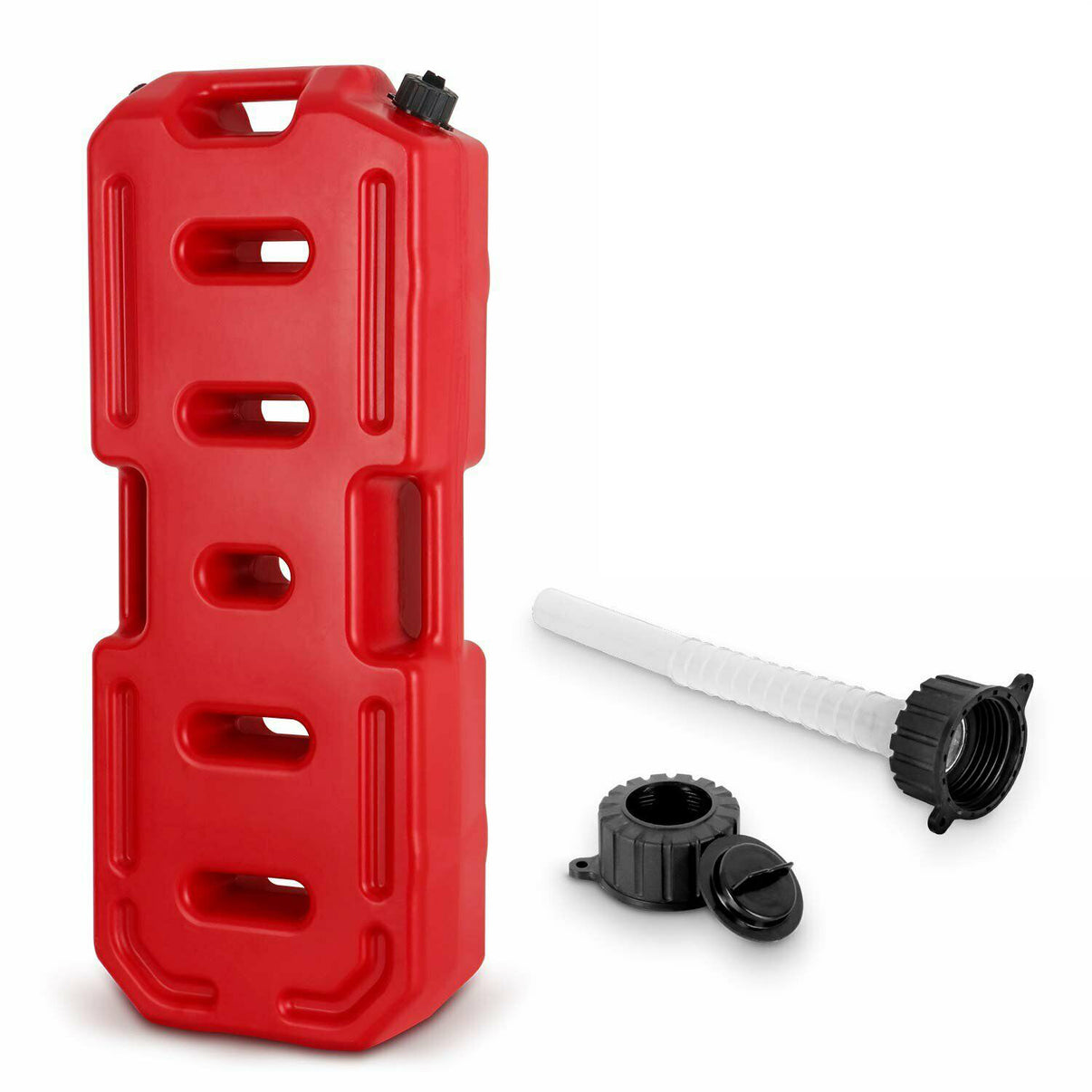 Flat Jerry Can Slimline 20L 30L Fuel Tank Petrol Diesel Long Container ...