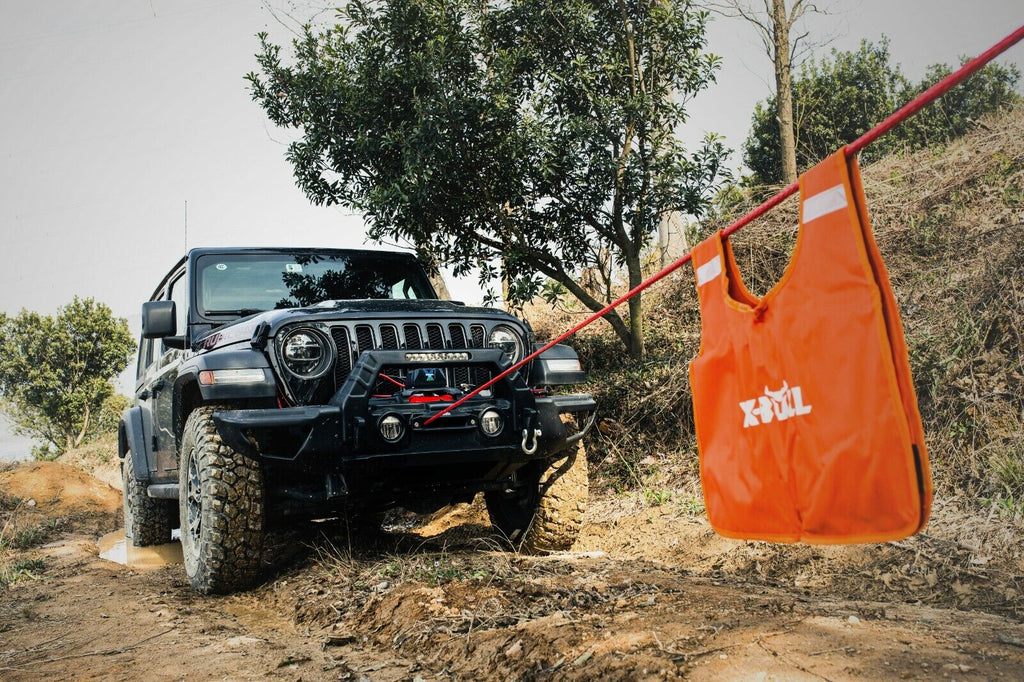 11PCS 4WD Recovery Kit Tow Strap, Buckle, Winch Damper, Shovel