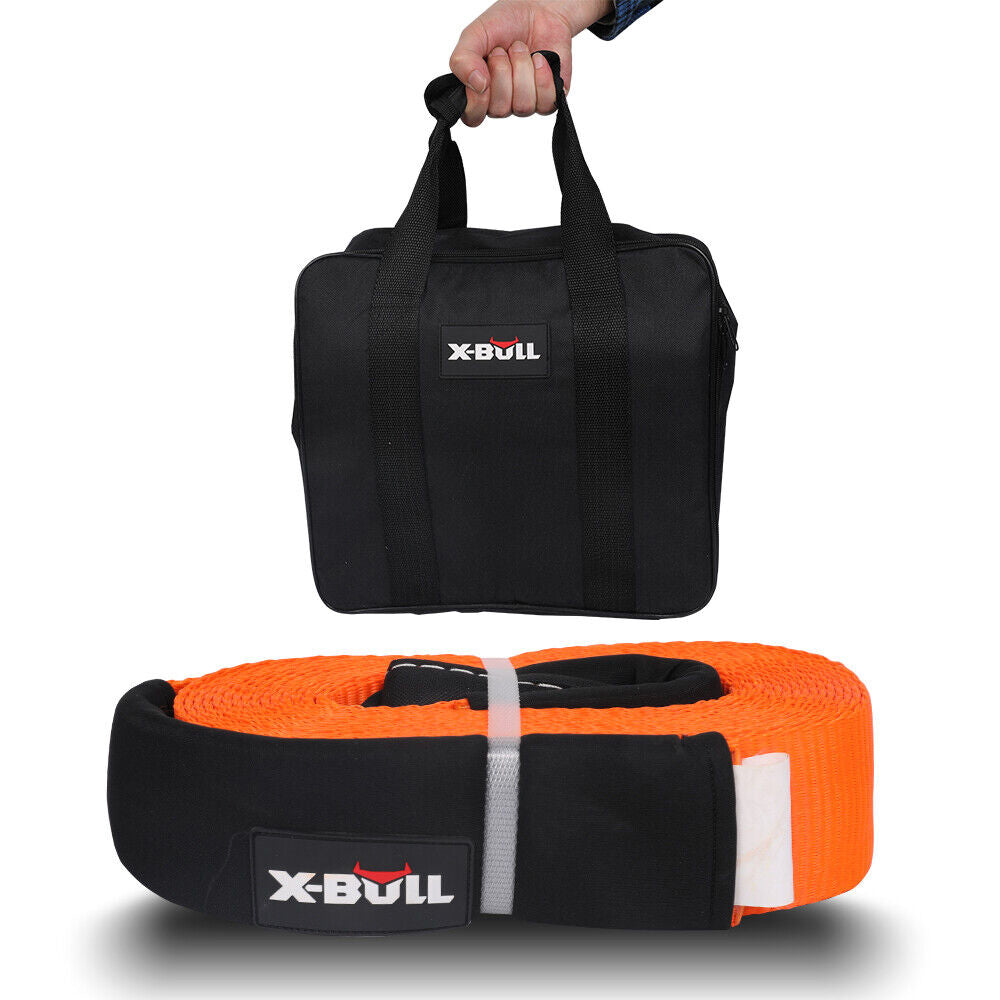 11PCS 4WD Recovery Kit Tow Strap, Buckle, Winch Damper, Shovel