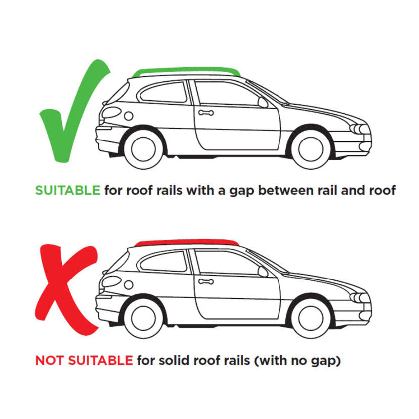 Universal Roof Cross Bars | 4WD, Cargo Luggage Rack