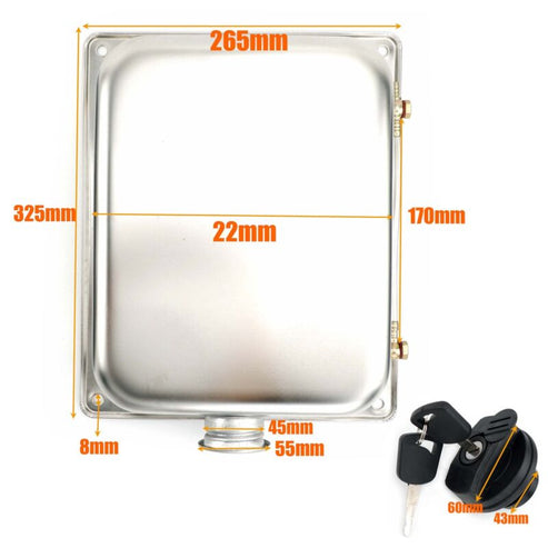 Lockable Fuel Tank for Diesel Air Heater for Caravan Motorhome Trailer ...