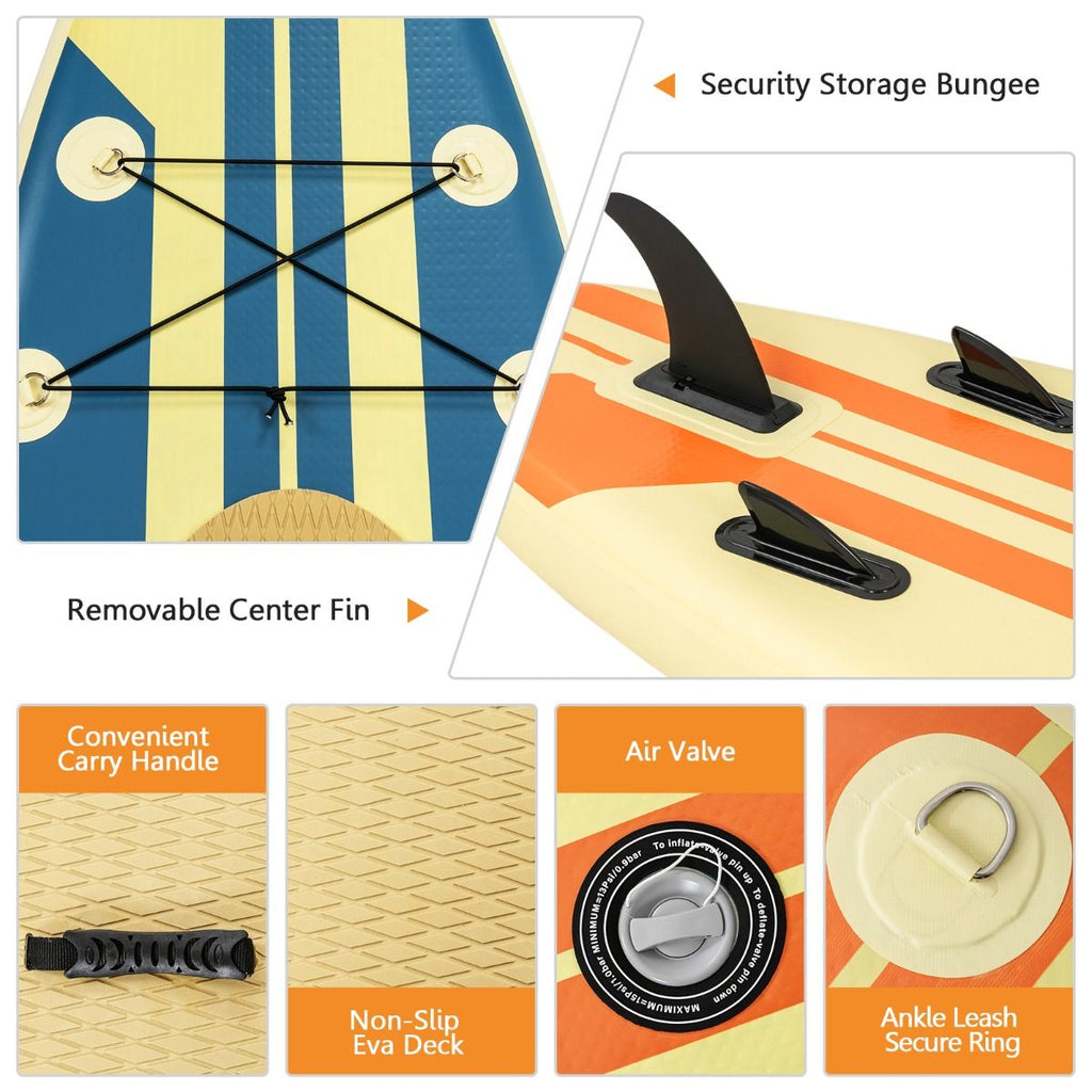 Inflatable Stand-Up Paddleboard, SUP Begginers or Advanced Riders