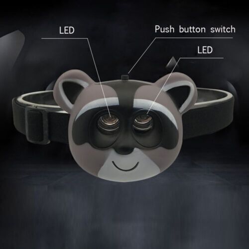 Cartoon Animal Headlamp | LED Flashlight for Kids' Adventure Gift